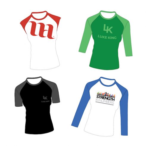 Raglan Women's Shirt Bundle - Vector Mockup Template – MasterBundles