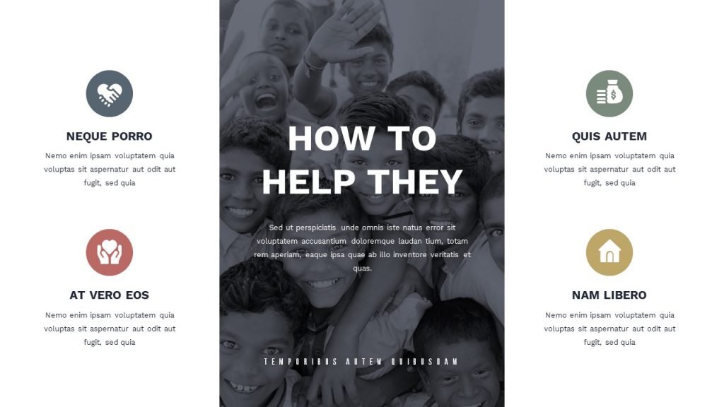 50 Slides Charity Presentation Template: Powerpoint & Google Slides