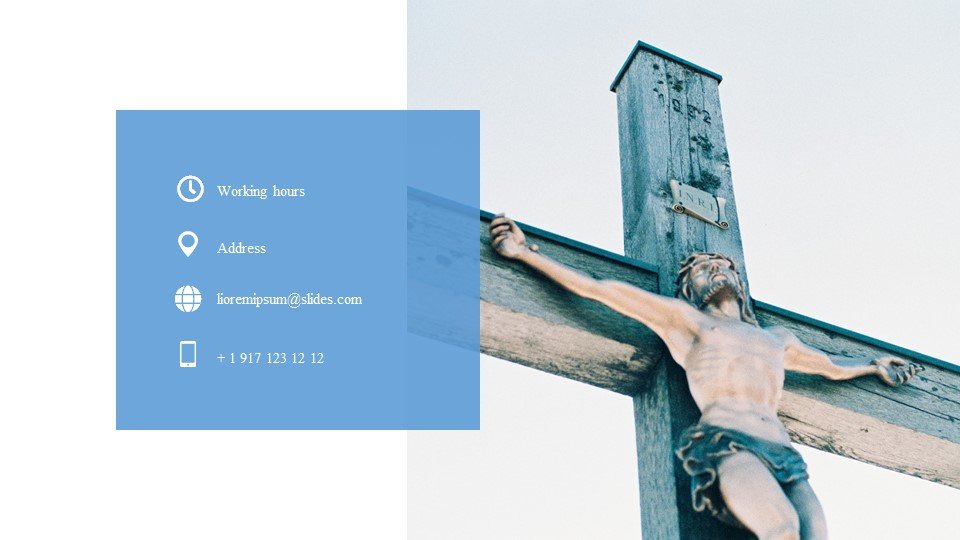 4 Free Worship Jesus Powerpoint Background (PPTX) - Crucifixion