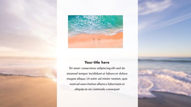 Freedom - Free Beach Background Powerpoint For Worship | Master Bundles