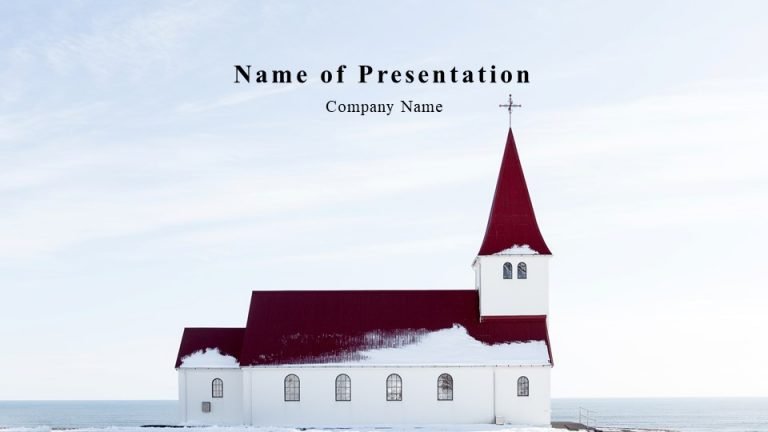 Free Church Modern Worship Powerpoint Background (PPTX) - Accents