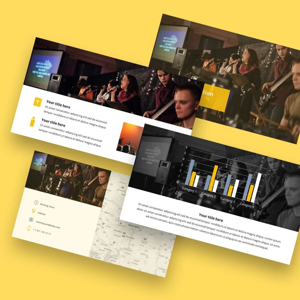 Free Church Worship Song Powerpoint Background (PPTX) - Inspiration