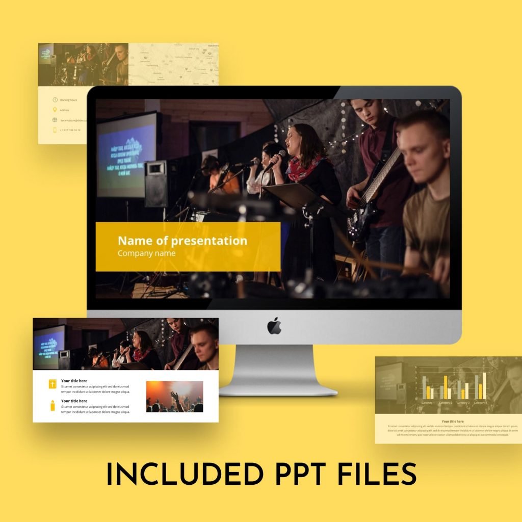 Free Church Worship Song Powerpoint Background (PPTX) - Inspiration