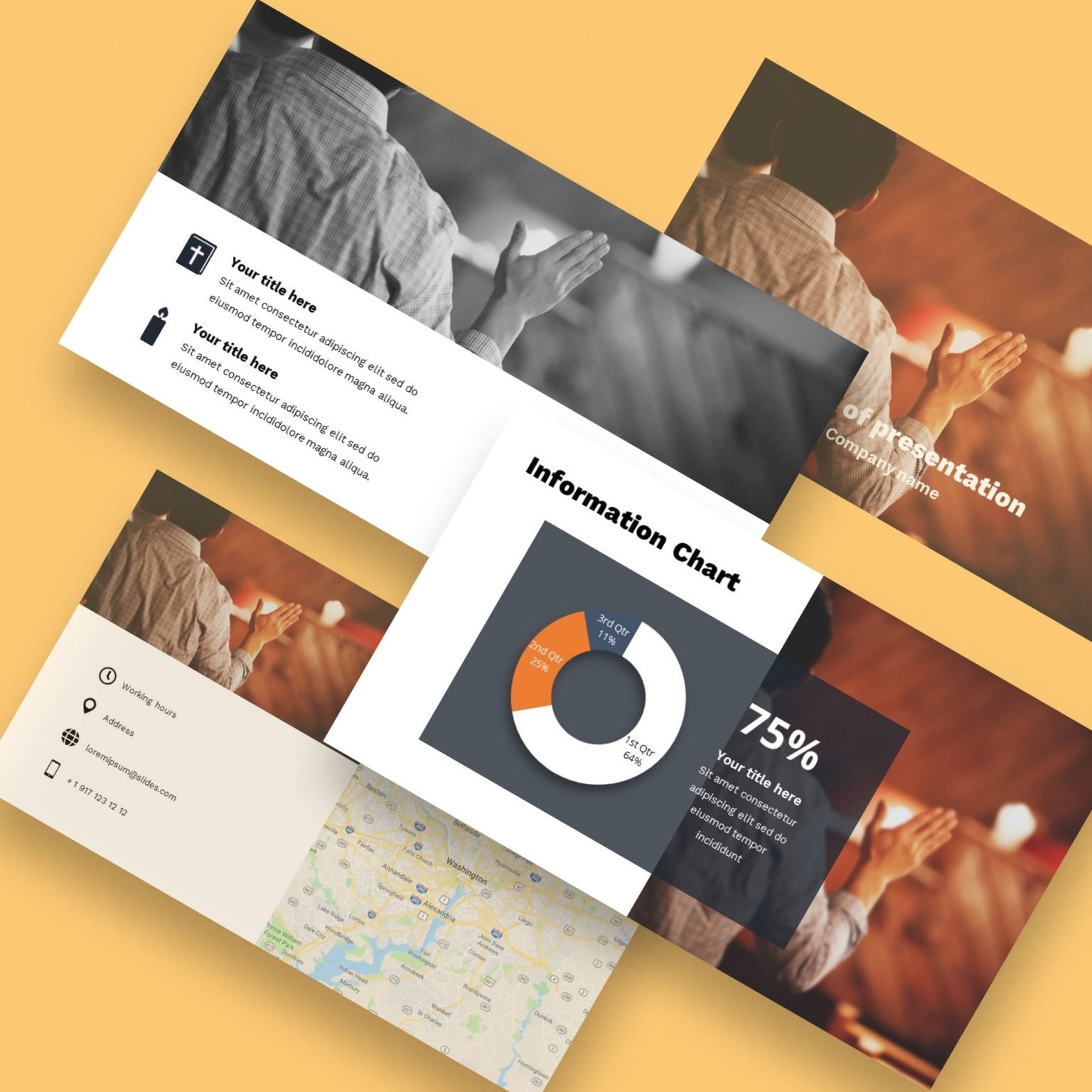 Come Join Us Free Worship Powerpoint Background (PPTX) - Service