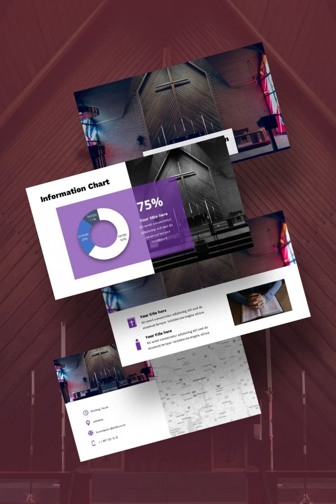 Free Powerpoint Background Worship Church (PPTX) - Sanctuary