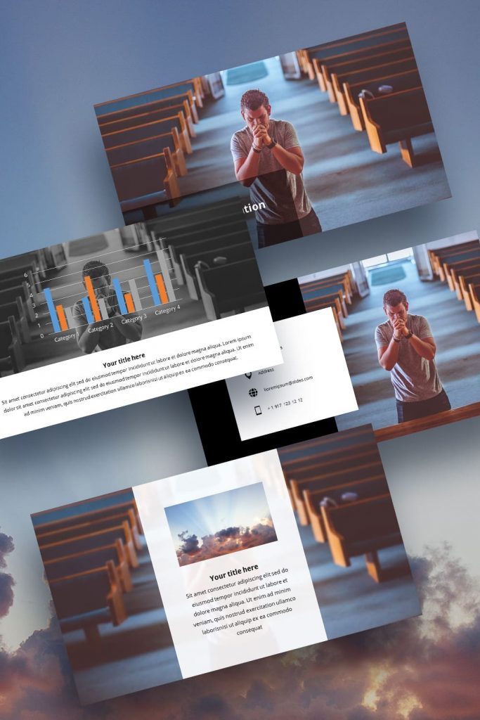 4 Free Worship Powerpoint Background Prayer (PPTX) - Prayer