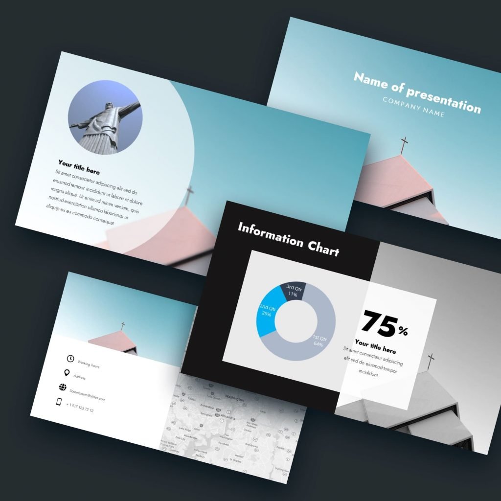 Free Powerpoint Background Christian Tithing Sunday Worship (PPTX ...