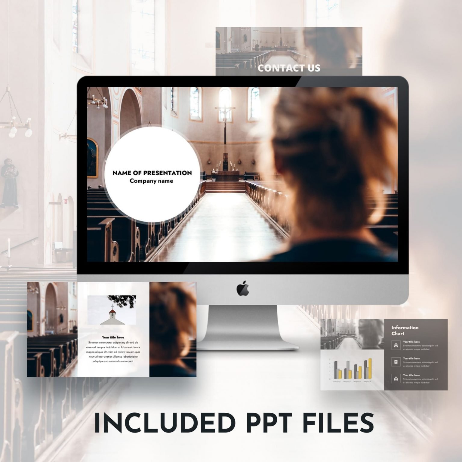 4 Powerpoint Background Christian Praise and Worship (PPTX) - Fervor