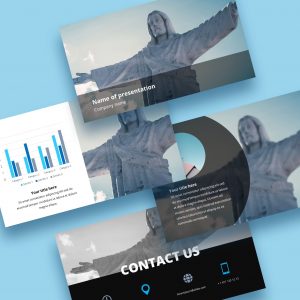 Free Powerpoint Background for Worship the King (PPTX) - Redemption