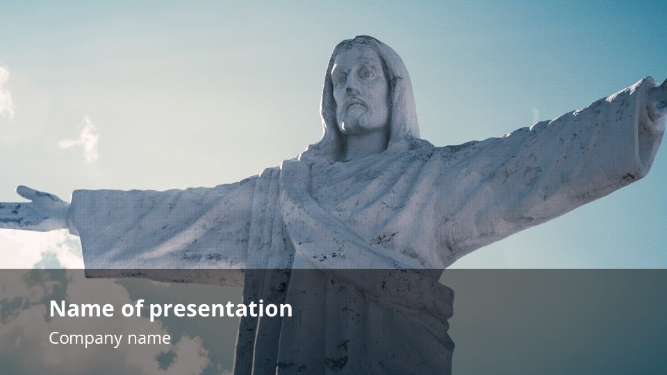 Free Powerpoint Background for Worship the King (PPTX) - Redemption