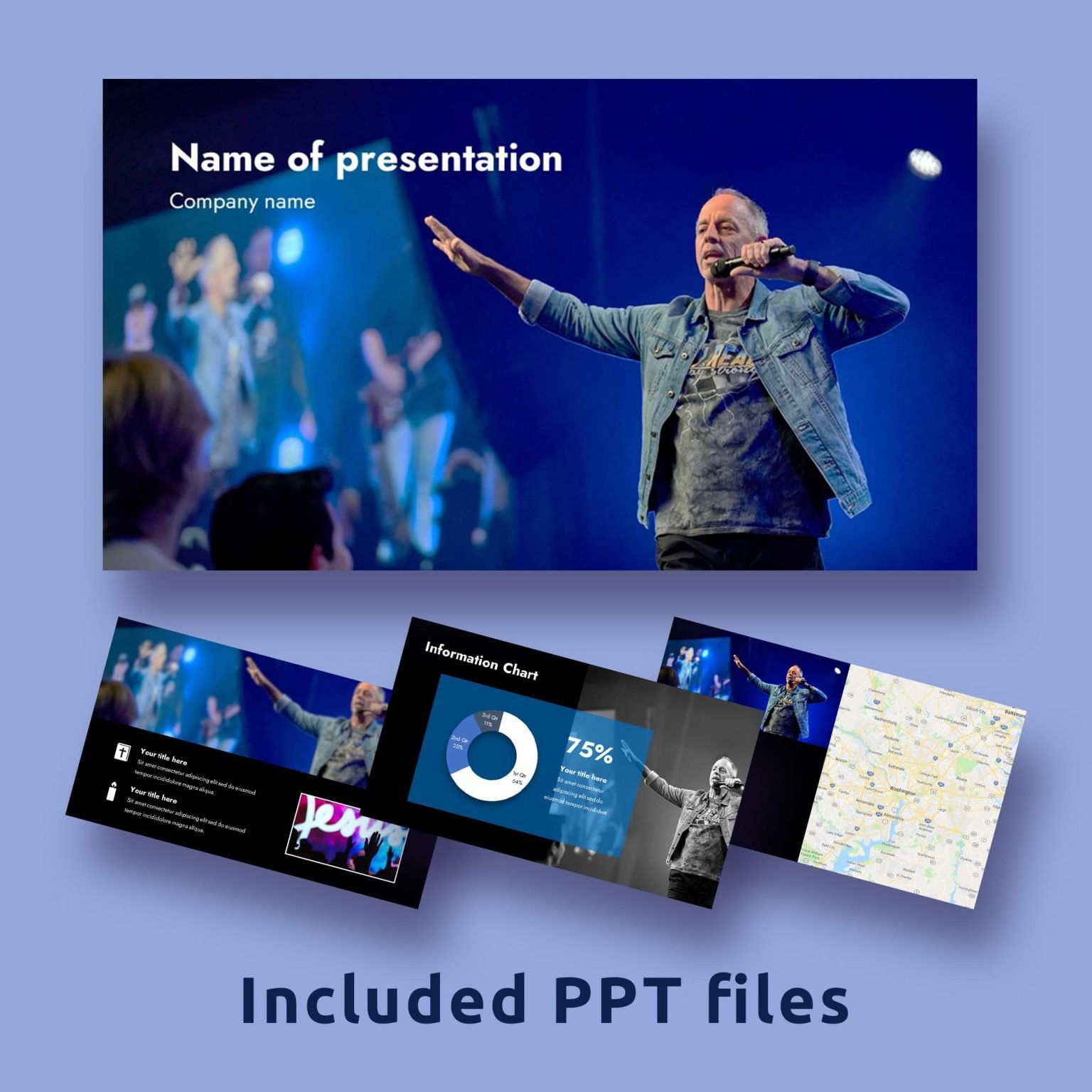 4 Free Powerpoint Background Worship Service (PPTX) - Association