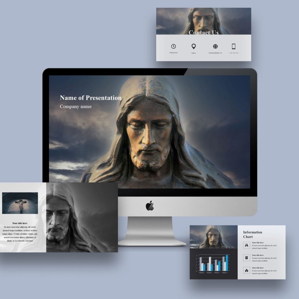 Free Religious Worship Background for Powerpoint (PPTX) - Religious