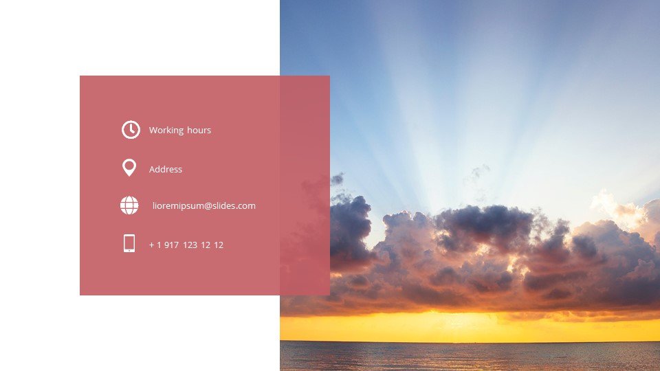 Free Simple Worship Powerpoint Background (PPTX) - Sunset
