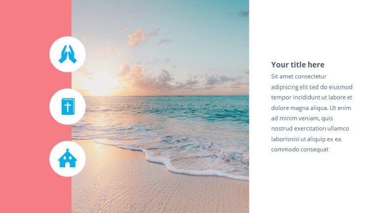 Free Summer Powerpoint Worship Background (PPTX) - Flow