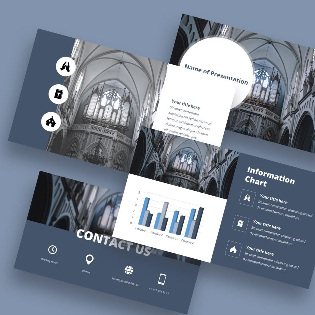 Free Tabernacle Worship Powerpoint Background (PPTX) - Spirituality