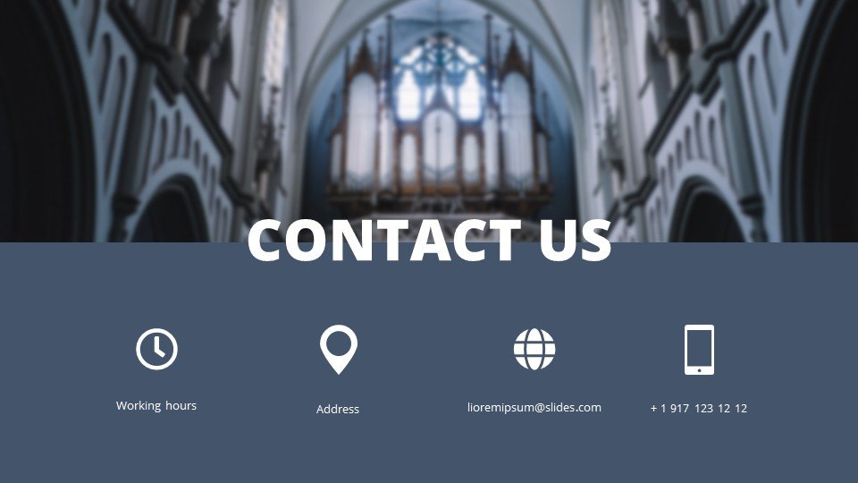 Free Tabernacle Worship Powerpoint Background (PPTX) - Spirituality