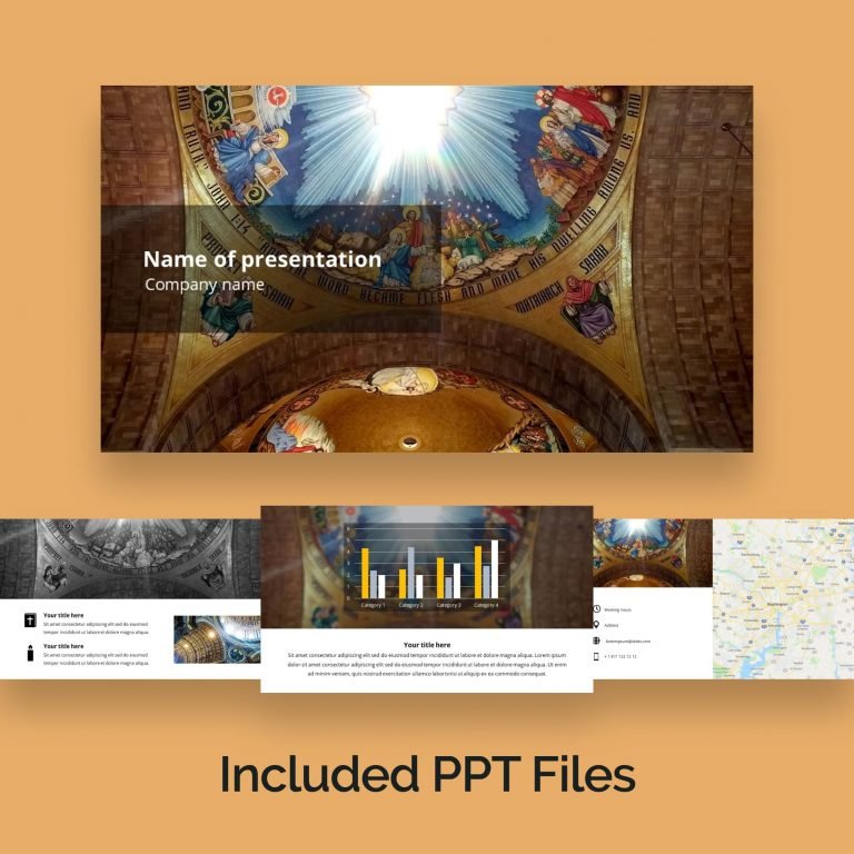 Free Worship Pentecost Powerpoint Background (PPTX) - Soffit