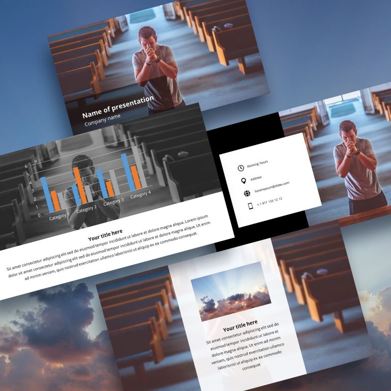 4 Free Worship Powerpoint Background Prayer (PPTX) - Prayer