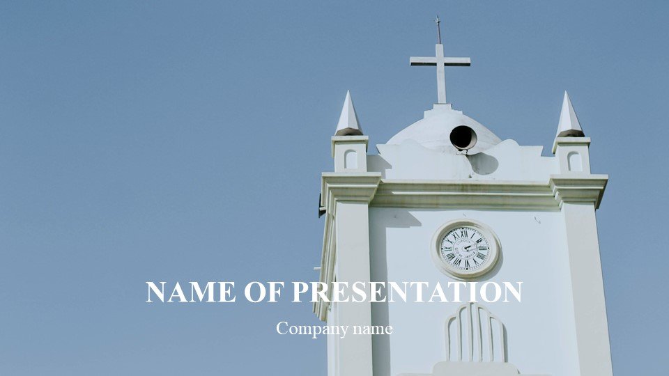 Free Worship Service Powerpoint Background (PPTX) - Breathtaking