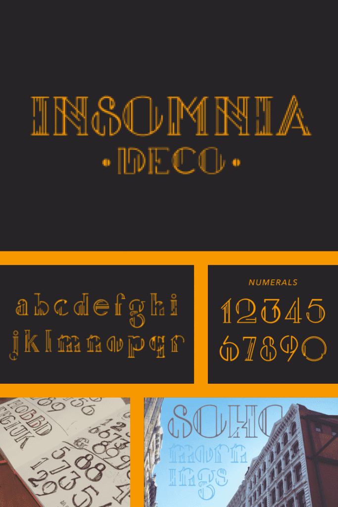 Best Art Deco Modern Fonts for Vintage Graphic Design