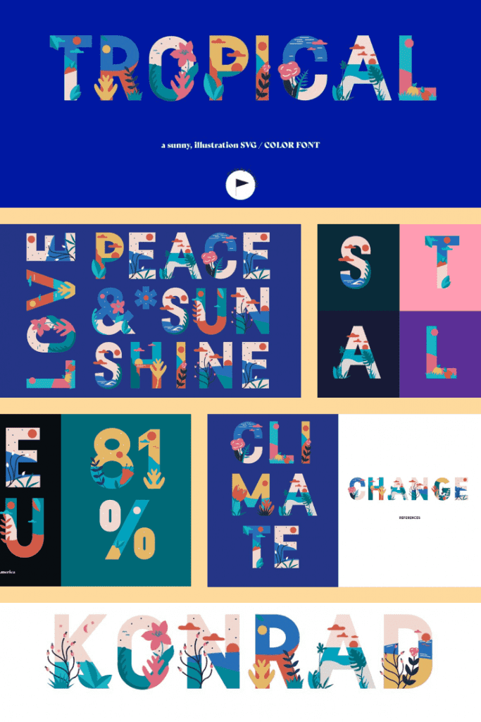 Best Tropical Font 2021 - 50+ Tropical Fonts: Free and Premium 🌴 - [MB ...