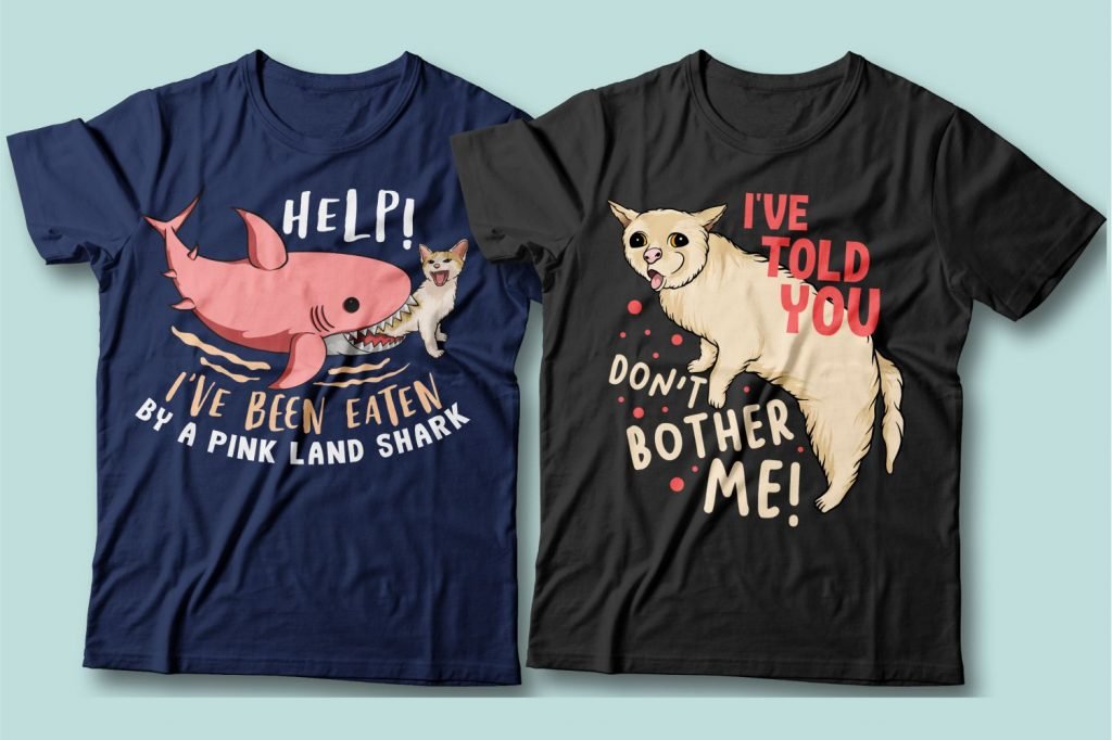 25 Cool & Funny T-shirt Designs Bundle – MasterBundles