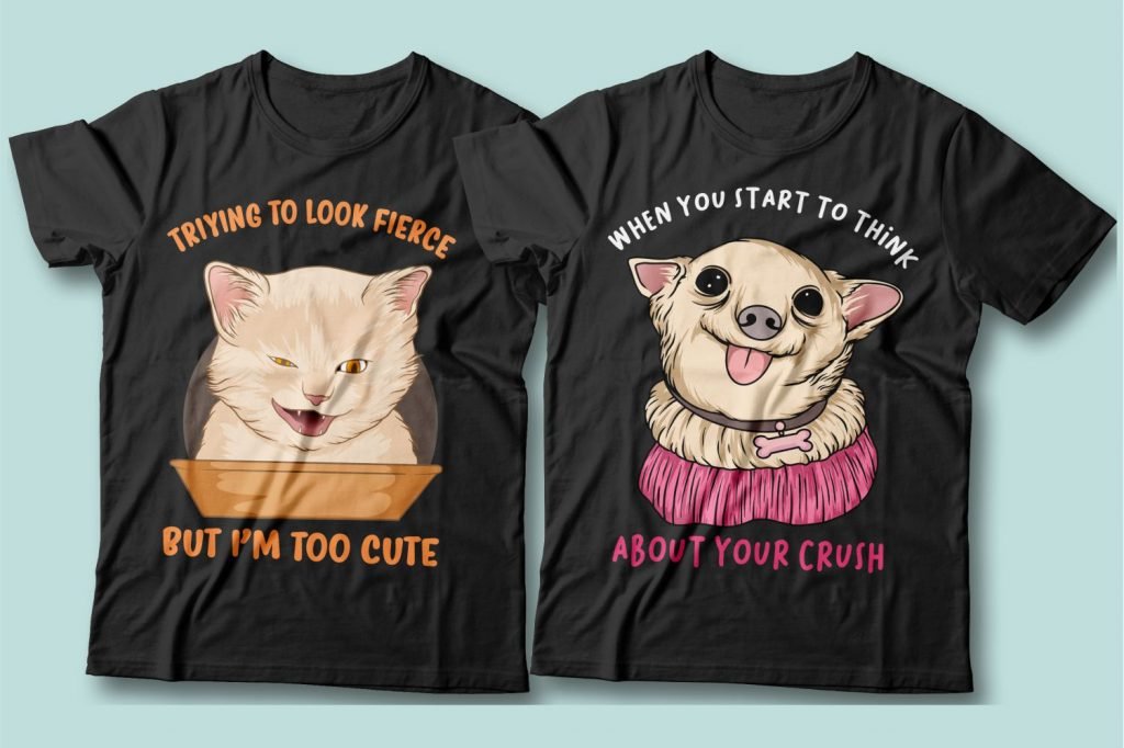 25 Cool & Funny T-shirt Designs Bundle – MasterBundles