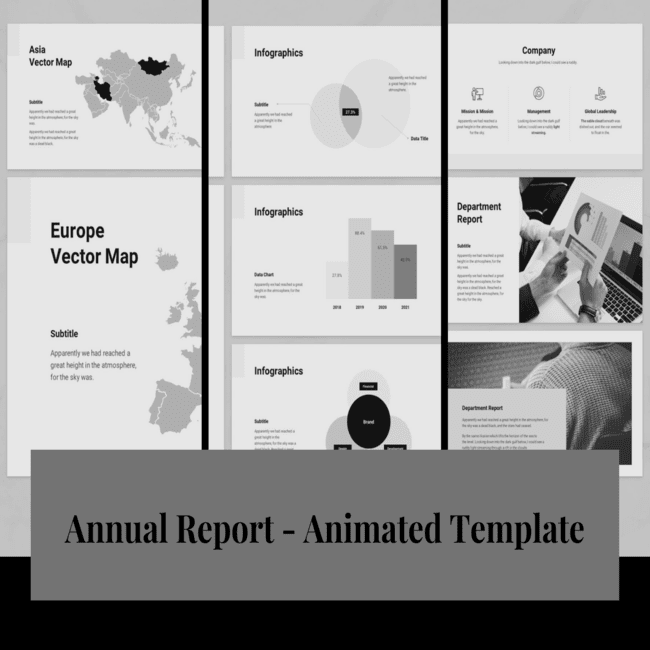 Annual Report - Animated Template - MasterBundles