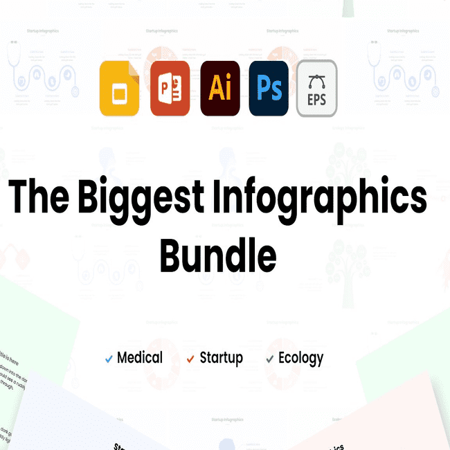 The Biggest Infographic Bundle - MasterBundles