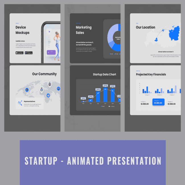 STARTUP - Animated Presentation - MasterBundles