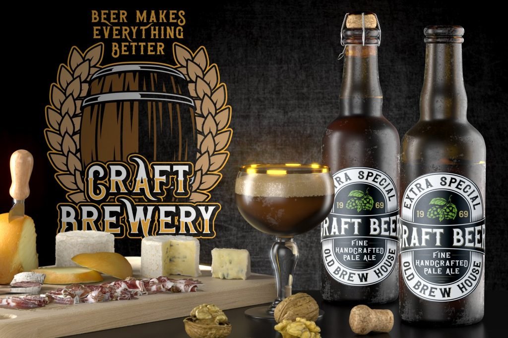 Beer Font: Brewing Crafters Vintage Font - MasterBundles