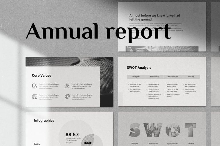 Annual Report - Animated Template - Master Bundles