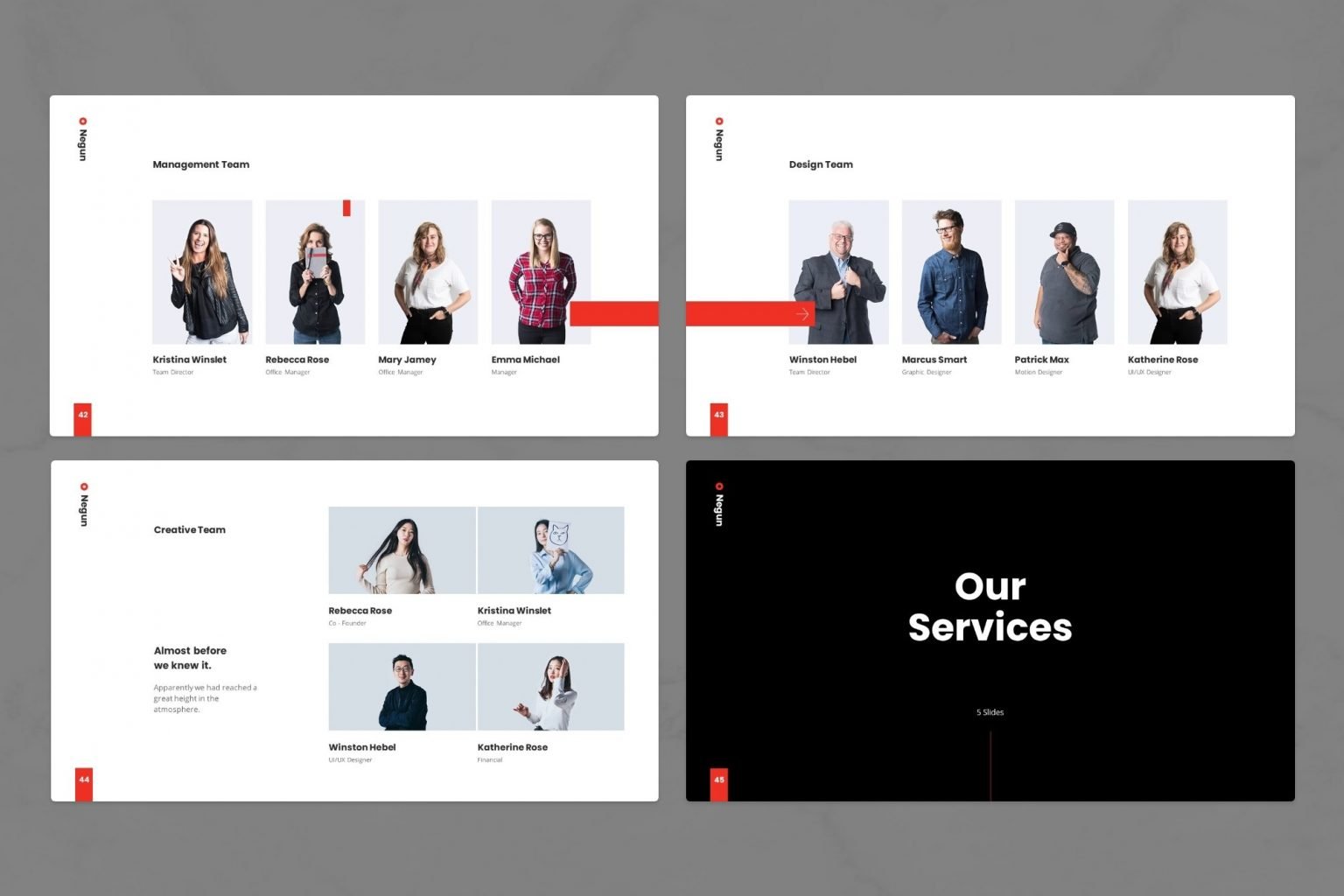 NEGUN - Presentation & Infographics - MasterBundles