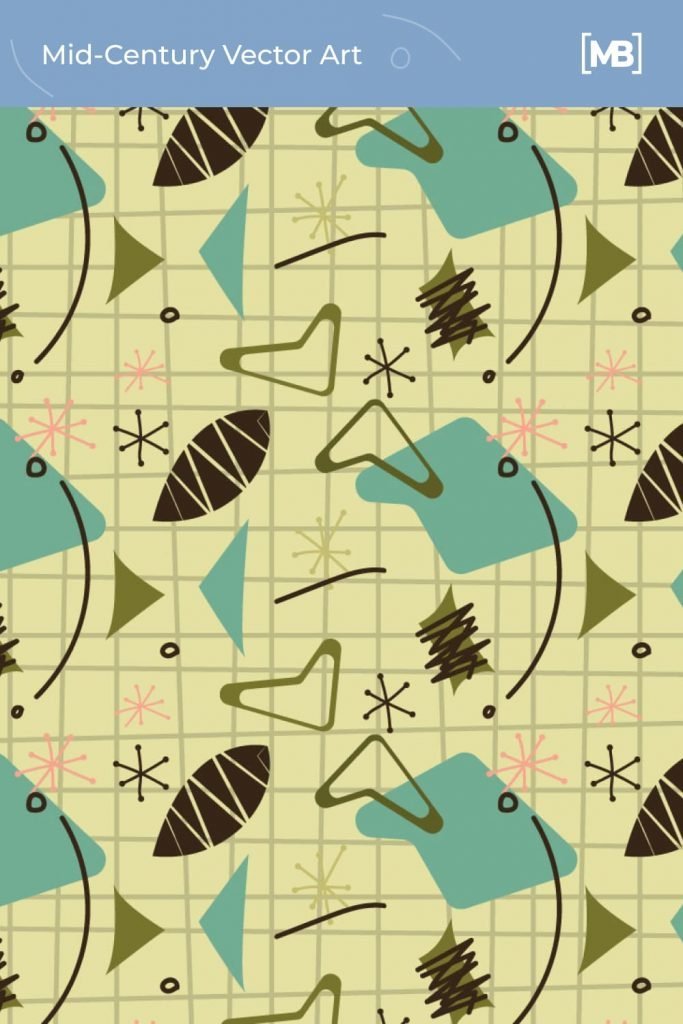 10 Best Mid Century Modern Pattern Images for 2021: Free and Premium