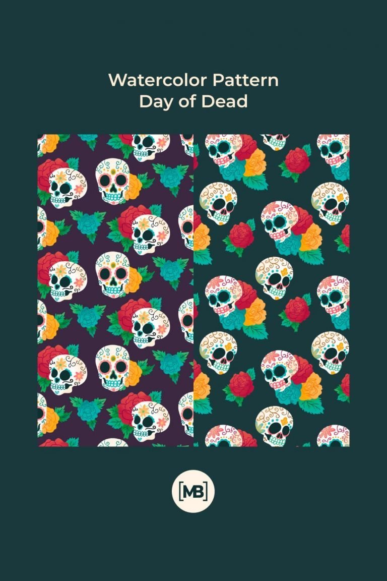 10 Best Sugar Skull Pattern Images for 2021: Free and Premium