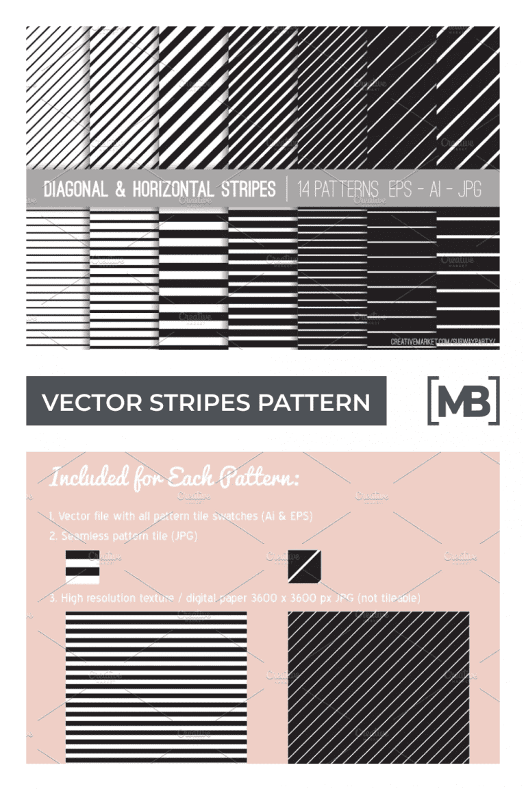 10 Best Pinstripe Patterns for 2021: Free and Premium