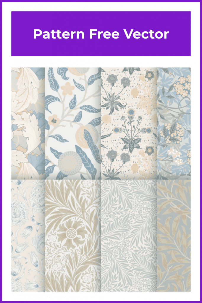 10 Best Blue Floral Pattern Images for 2021: Free and Premium