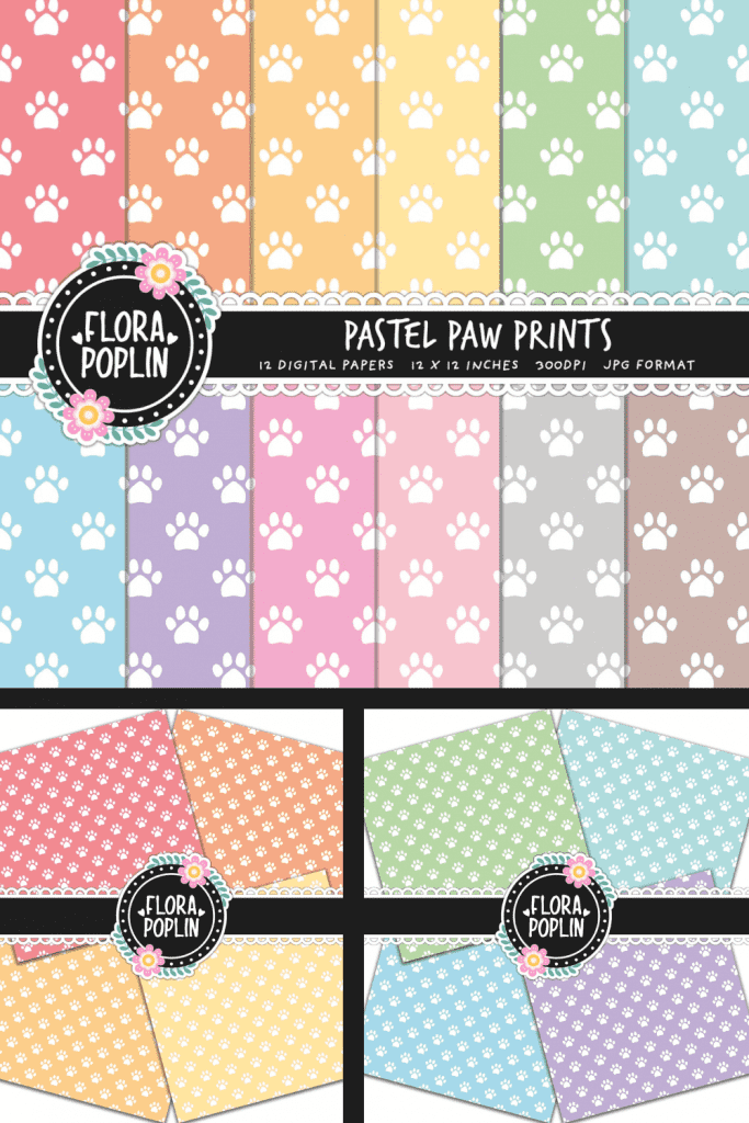 25+ Best Paw Pattern Images for 2021: Free and Premium