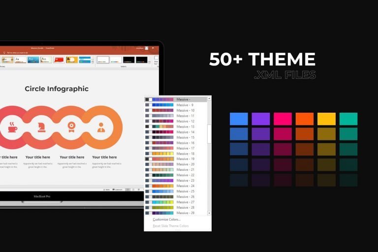 Massive Infographic Template. - MasterBundles