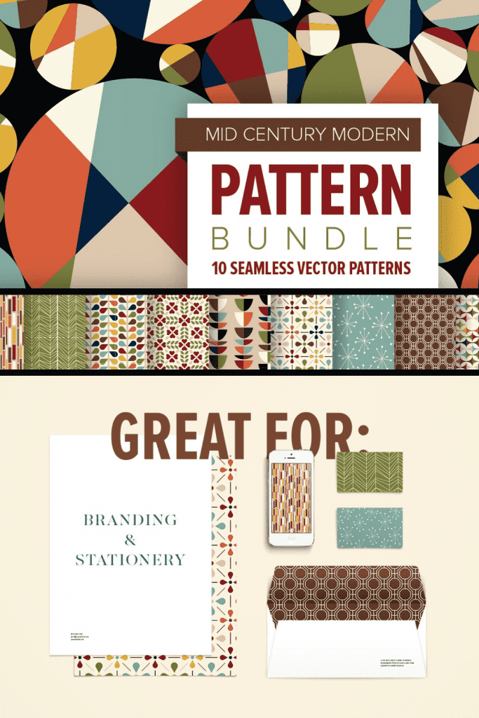9 Best Mid-Century Patterns for 2021: Free and Premium