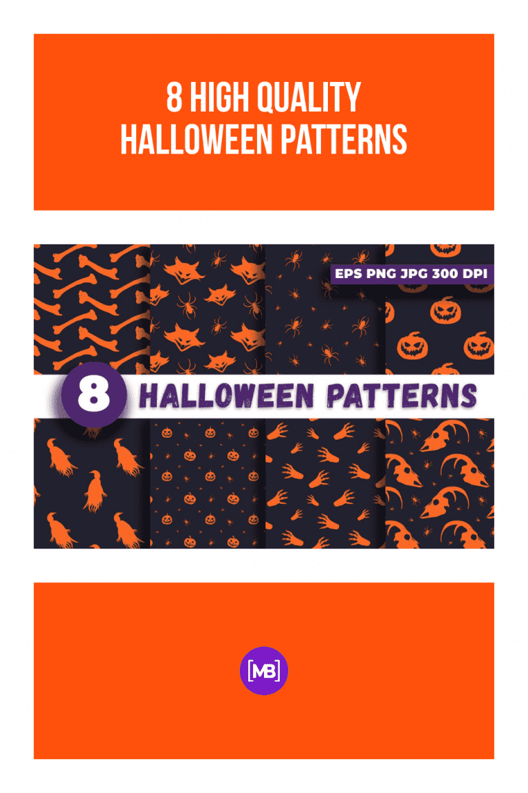 50+ Inspiring Halloween Patterns: Free and Premium