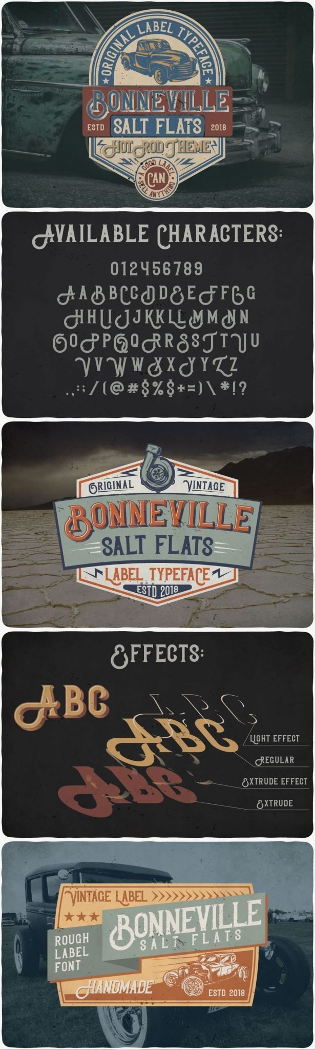 Bonneville Typeface - MasterBundles