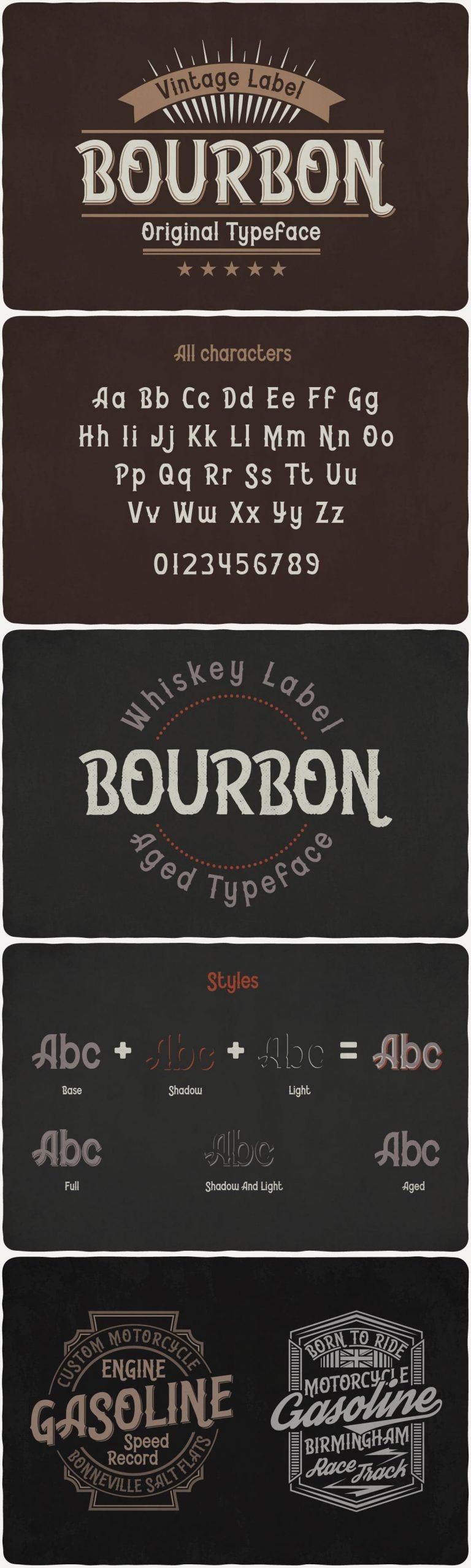 Bourbon Typeface - MasterBundles