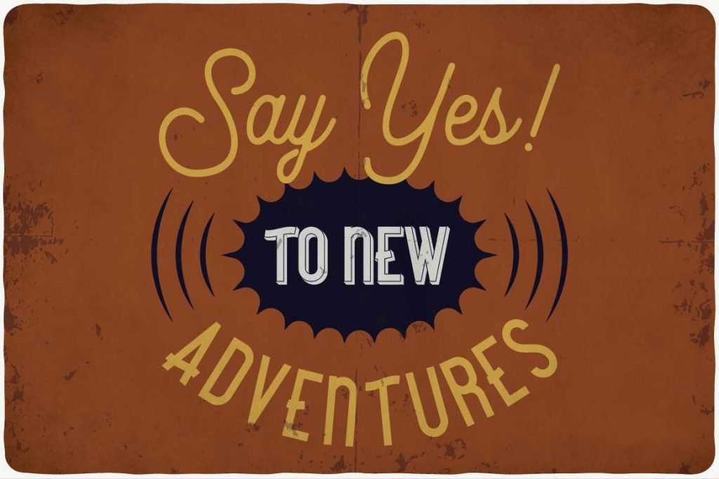 Camping Typeface - MasterBundles