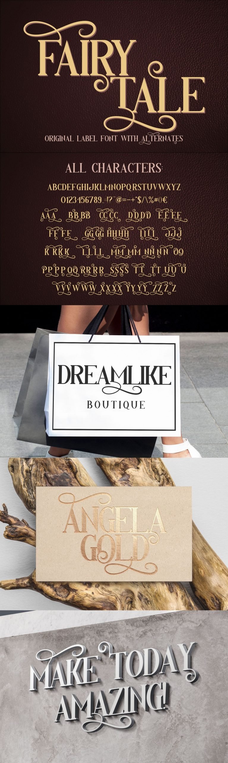 Fairy Tale Typeface - MasterBundles