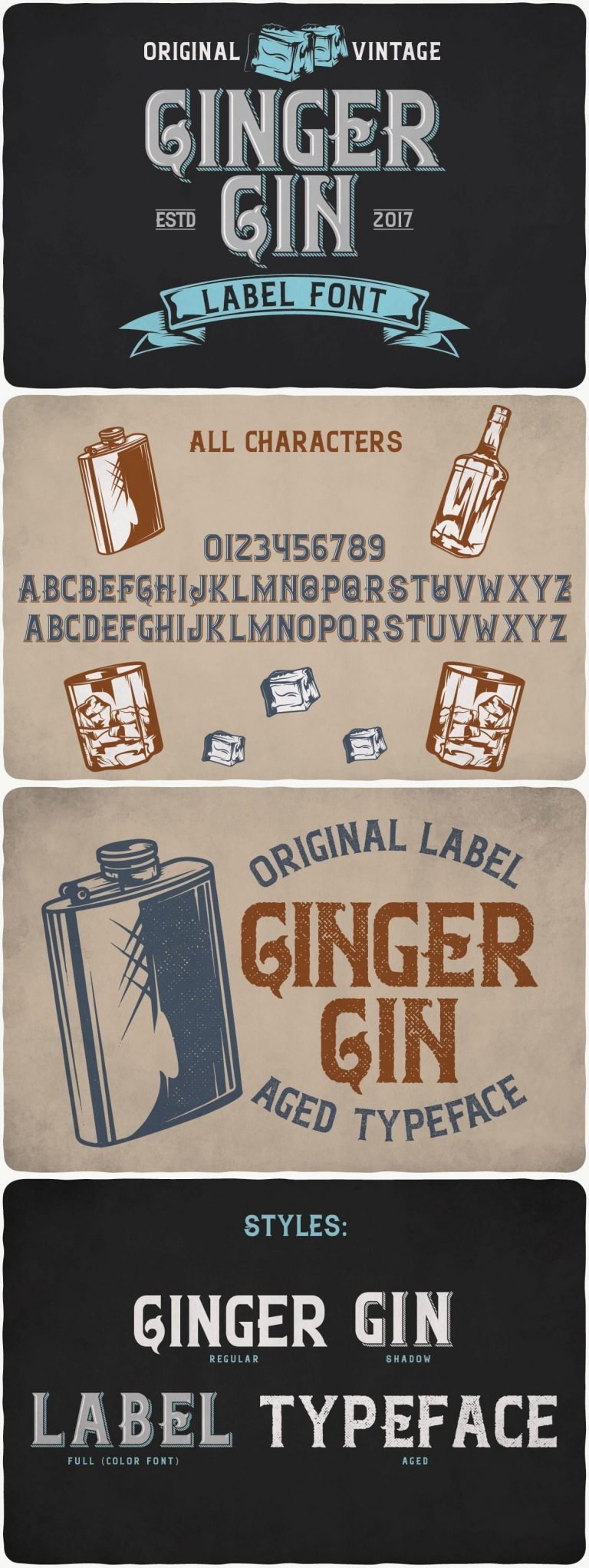 Ginger Gin Typeface - MasterBundles