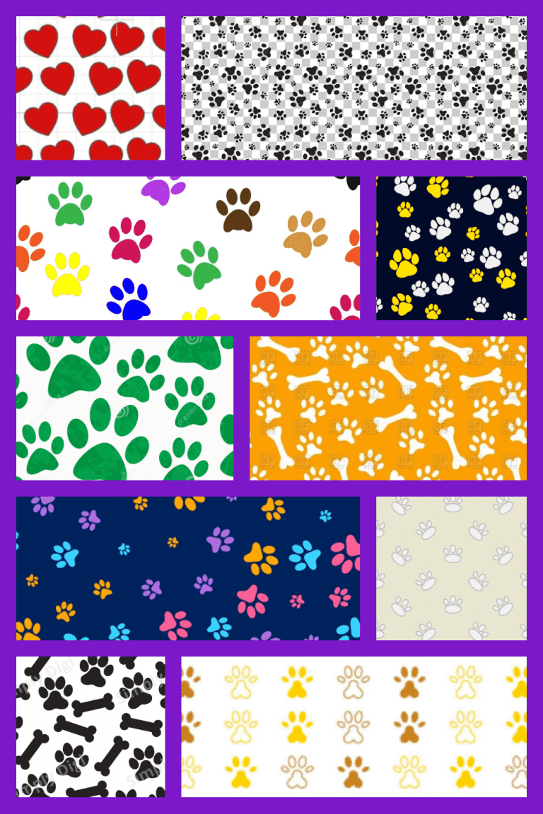 25+ Best Paw Pattern Images for 2021: Free and Premium