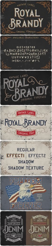 Royal Brandy Typeface - Master Bundles