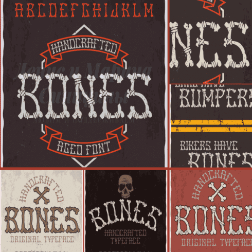 Bones Typeface - MasterBundles