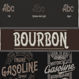 Bourbon Typeface - MasterBundles